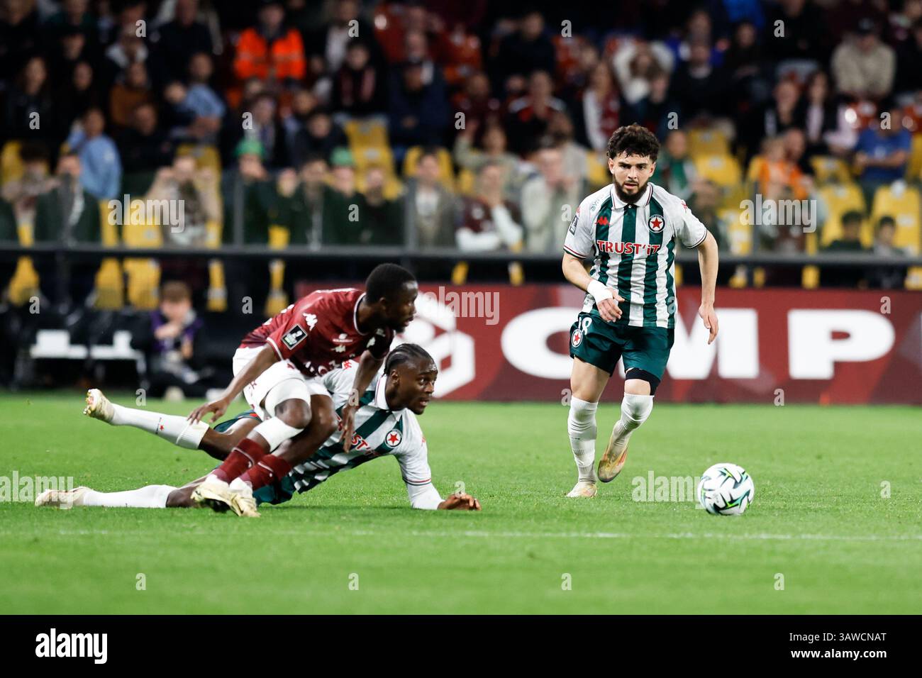 98 Ryad HACHEM (red) during the Ligue 2 BKT match between Metz and Red ...