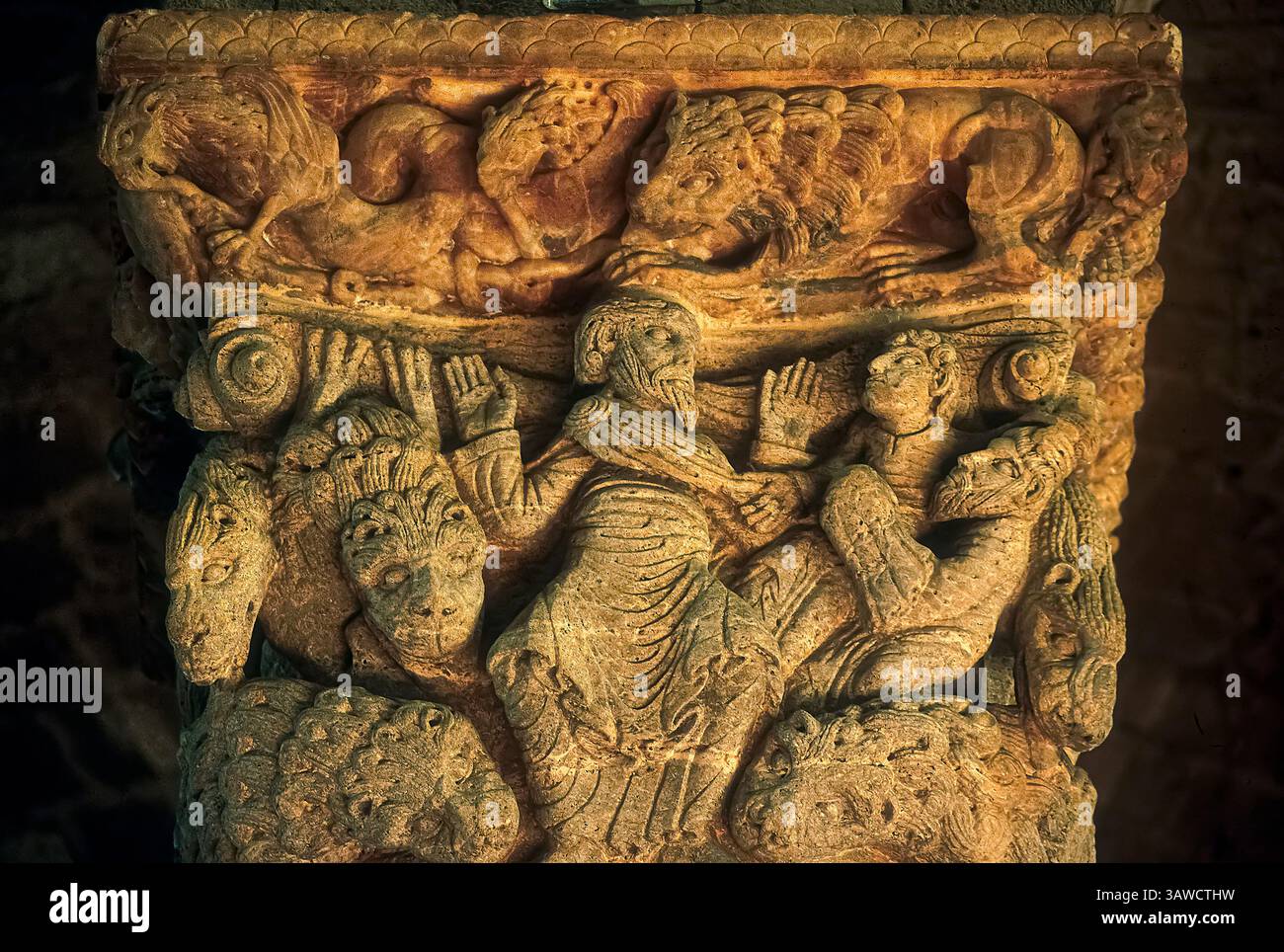 Italy Tuscany Montalcino Sant'Antimo abbey Capital - Daniel in the ...