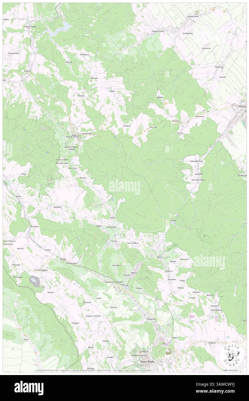 Sowa map Cut Out Stock Images & Pictures - Alamy