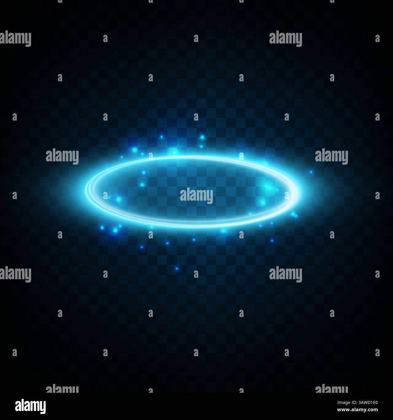 Illuminating Glowing Golden Halo Effect featuring Sparkles and Bright ...