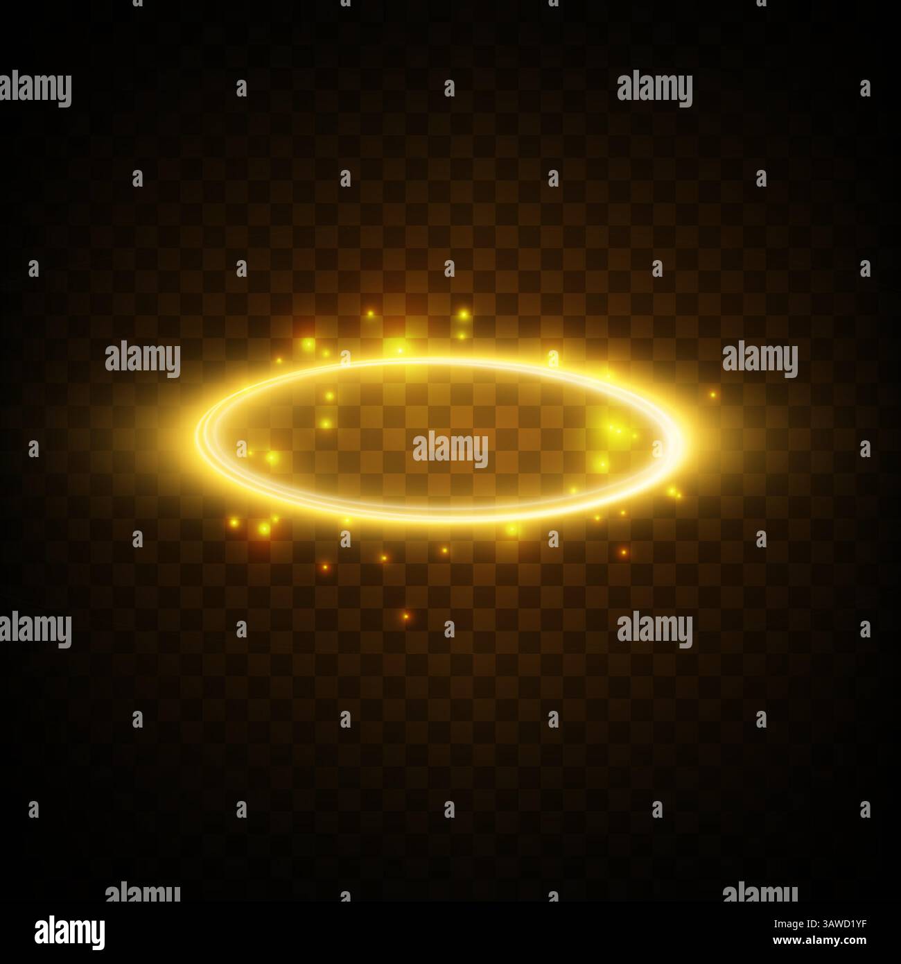 A Shimmering White Halo Effect that features Sparkles and Glows ...