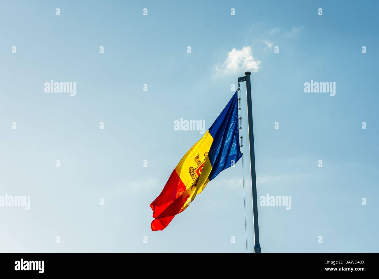 Waving moldova flag in hi-res stock photography and images - Alamy