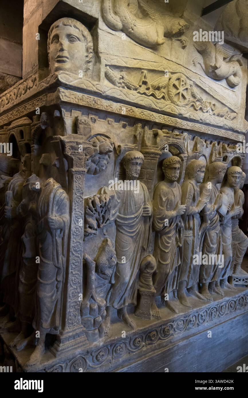 The so-called Sarcophagus of Stilicho is a marble Early Christian ...