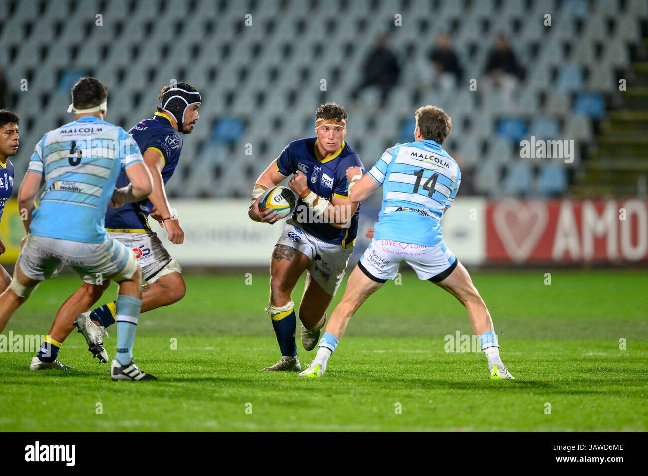Parma, Italy. 19th Apr, 2025. Giovanni Licata ( Zebre Parma ) during ...