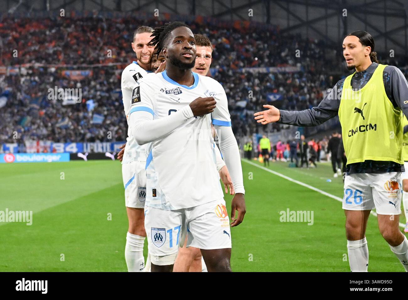 17 Jonathan ROWE (om) during the Ligue 1 McDonald's match between ...