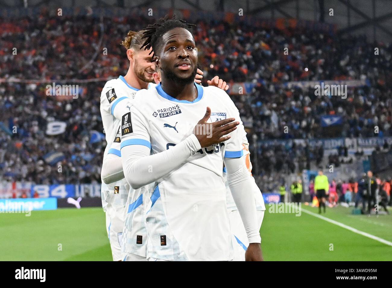 17 Jonathan ROWE (om) during the Ligue 1 McDonald's match between ...