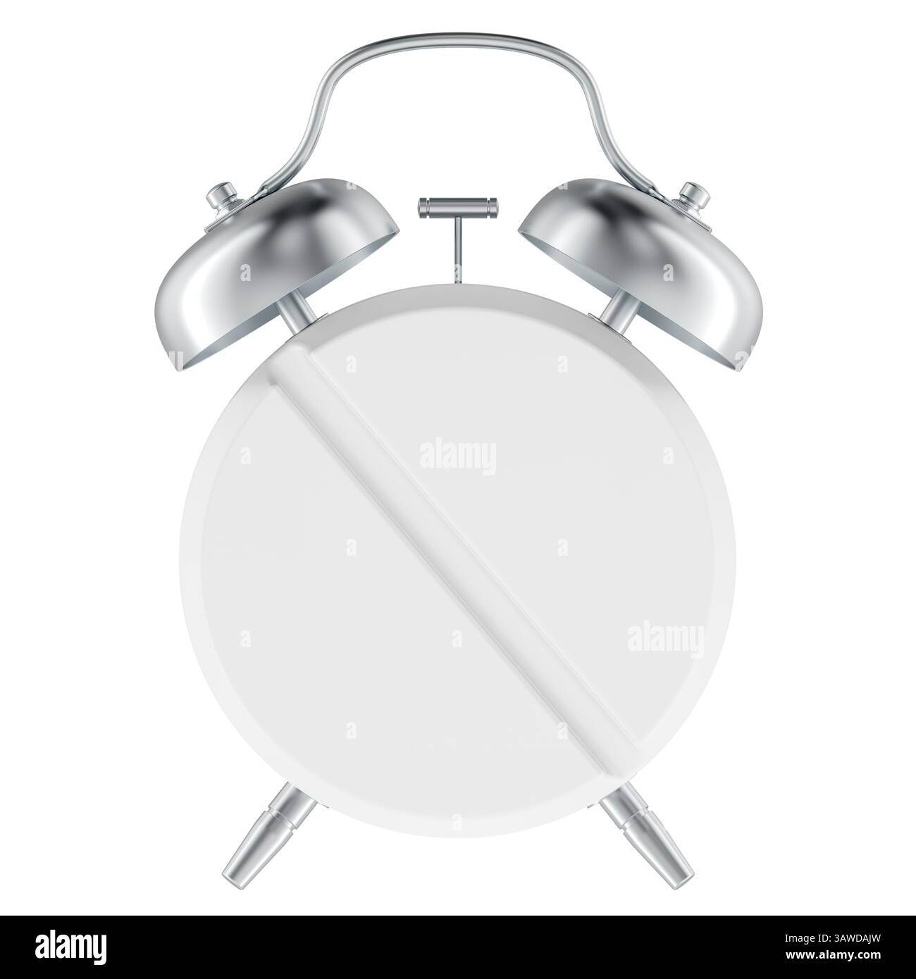 Pill, tablet as alarm clock. Time to take medicine, concept. 3D ...