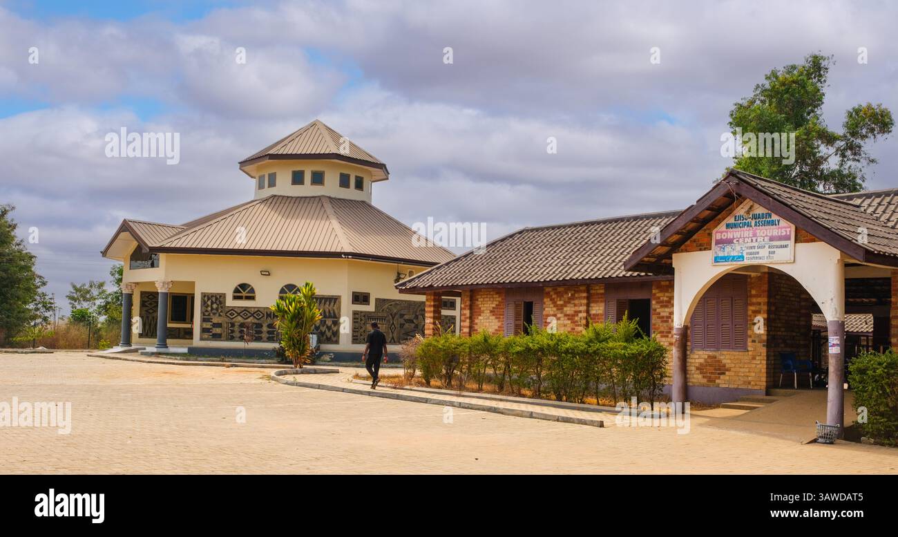 Ghana, Bonwire. Bonwire Kente Museum Stock Photo - Alamy