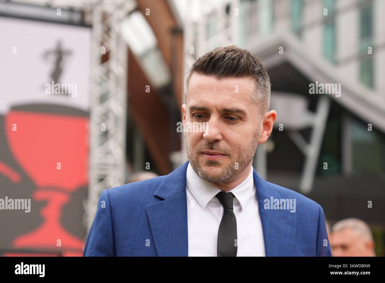 Mark Selby during the 2025 Halo World Snooker Championship Media Day at ...