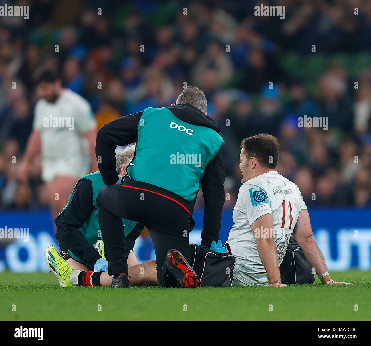 Aviva Stadium, Dublin, Ireland. 19th Apr, 2025. United Rugby ...