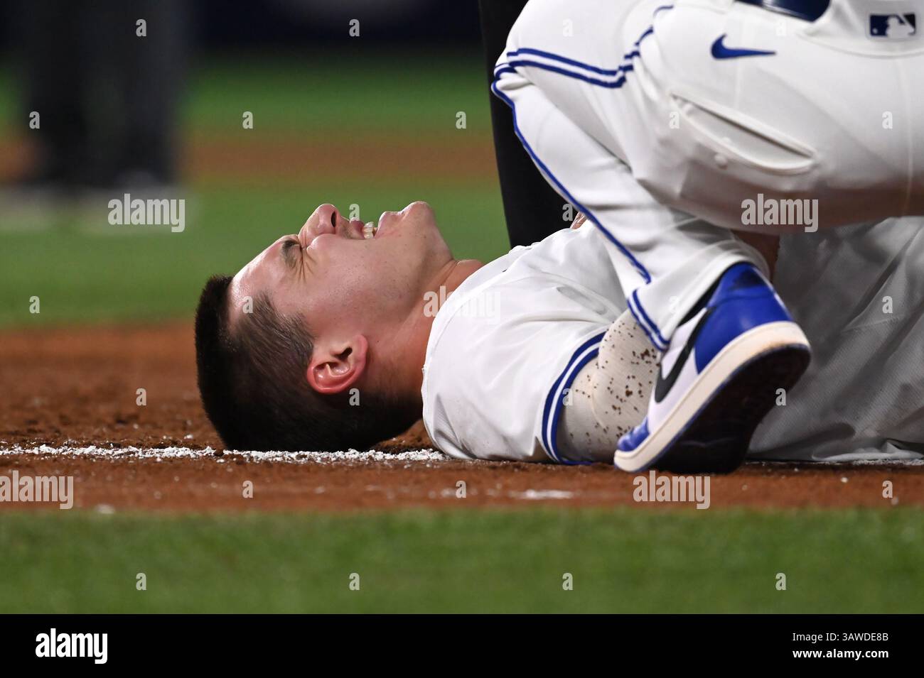Toronto, Canada. 19th Apr, 2025. Toronto Blue Jays left fielder Alan ...