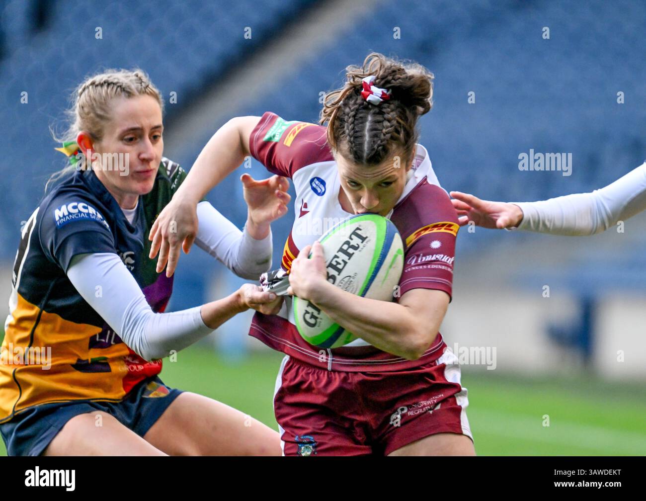 Watsonians v Hillhead Jordanhill RFC Stock Photo - Alamy