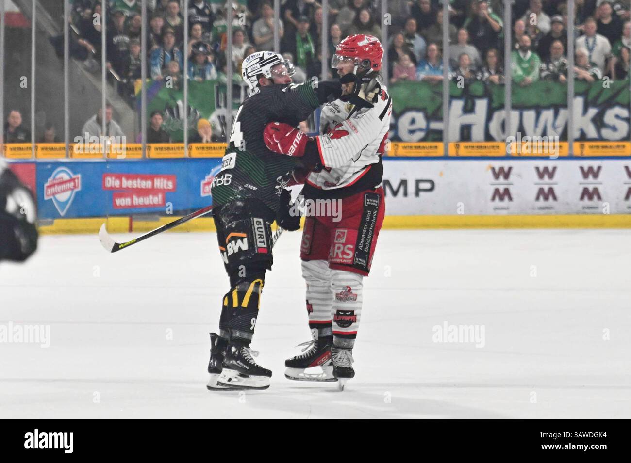 19.04.2025, EgeTrans Arena, Bietigheim, GER, Oberliga, Playoff ...