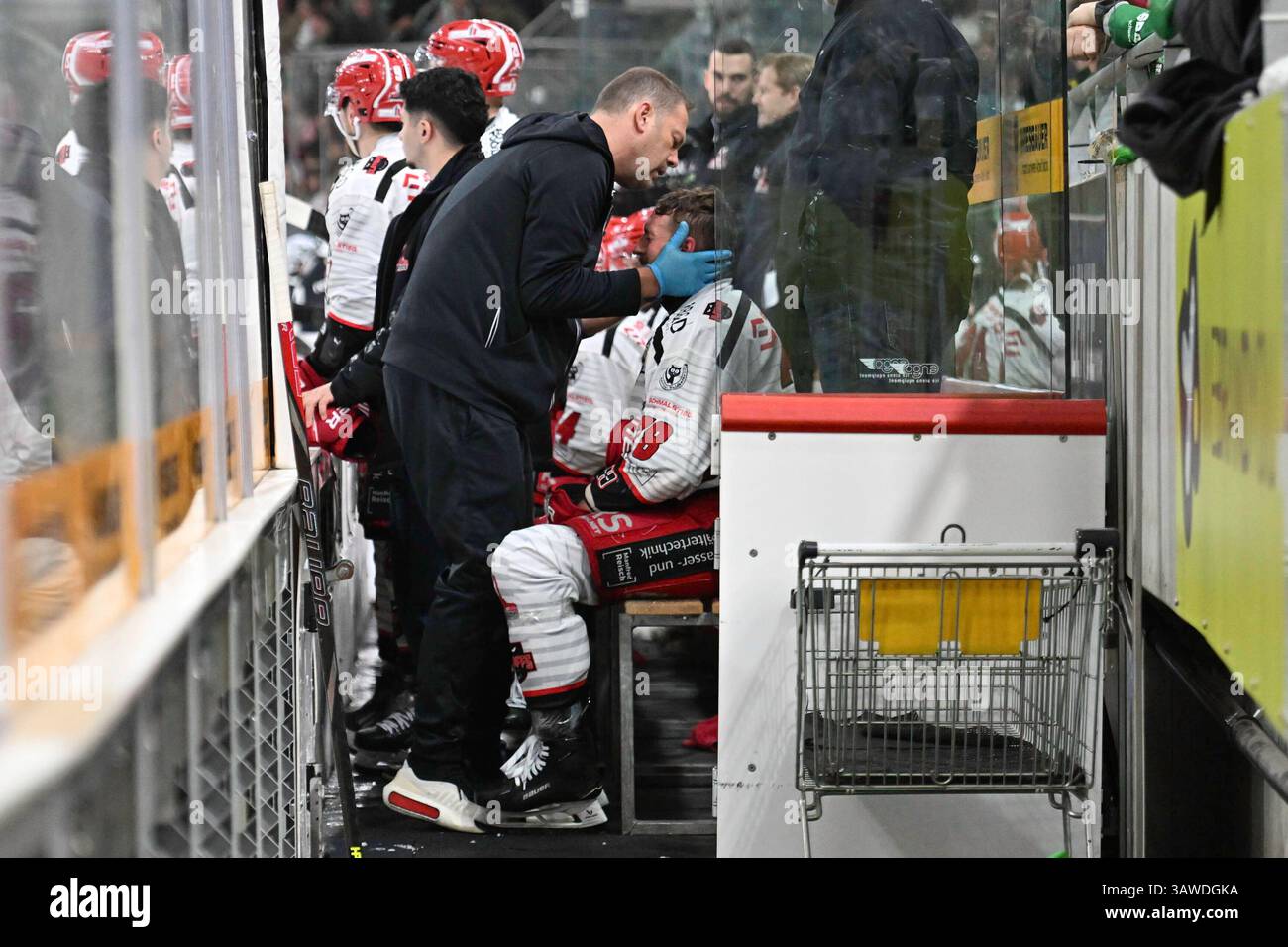 19.04.2025, EgeTrans Arena, Bietigheim, GER, Oberliga, Playoff ...
