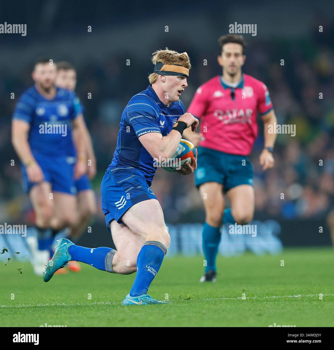 Aviva Stadium, Dublin, Ireland. 19th Apr, 2025. United Rugby Championship, Leinster versus ...