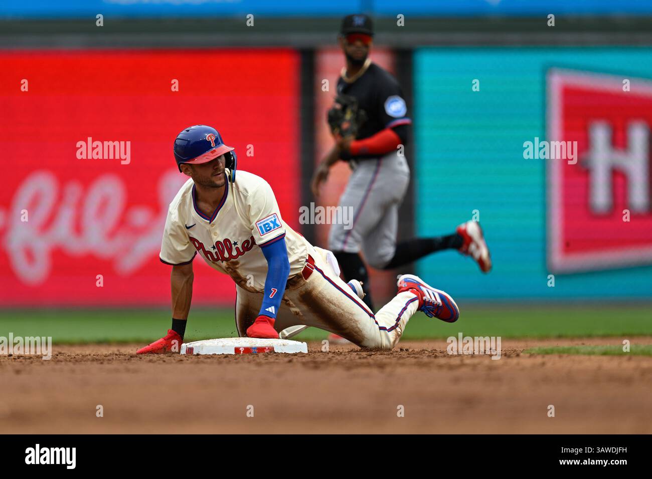 PHILADELPHIA, PA - APRIL 19: Philadelphia Phillies shortstop Trea ...