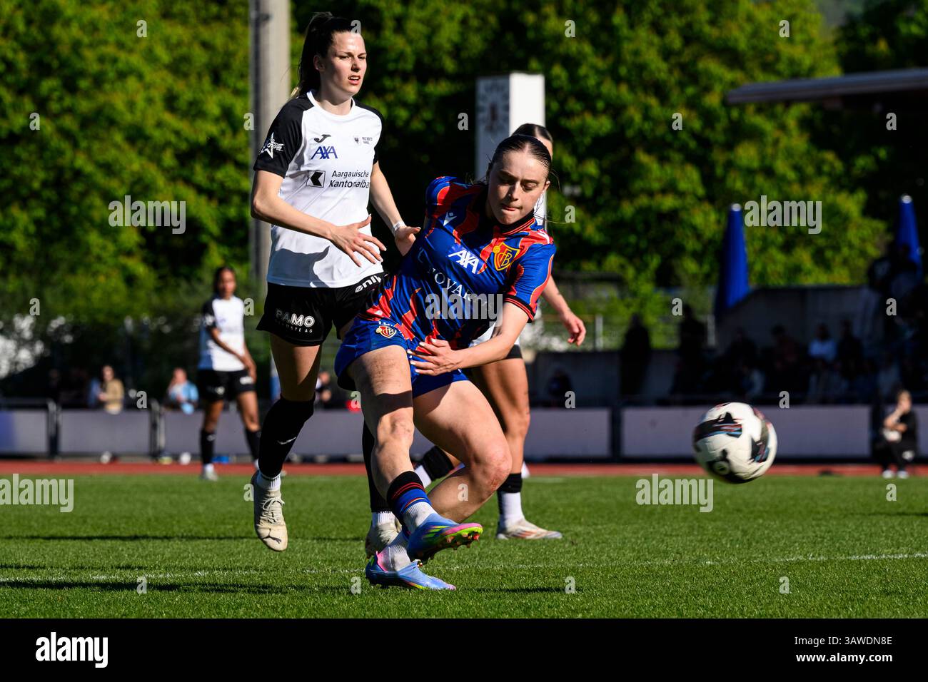 19.04.2025, Basel, Sportanlagen St. Jakob, Women's Super League ...
