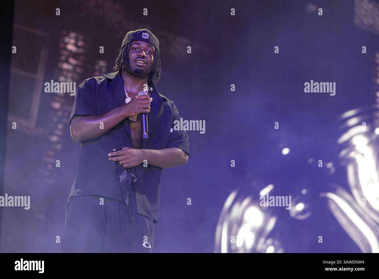 Indio, USA. 18th Apr, 2025. Singer 4Batz (Neko Bennett) during the ...