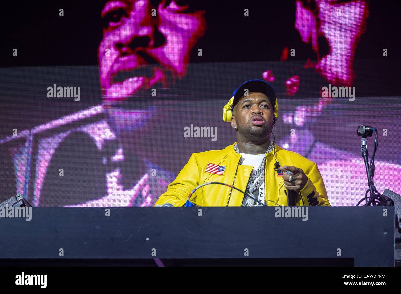 Indio, USA. 19th Apr, 2025. Mustard (Dijon McFarlane) during the ...