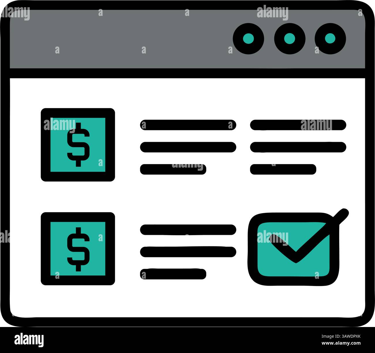 Transaction dashboard Cut Out Stock Images & Pictures - Alamy