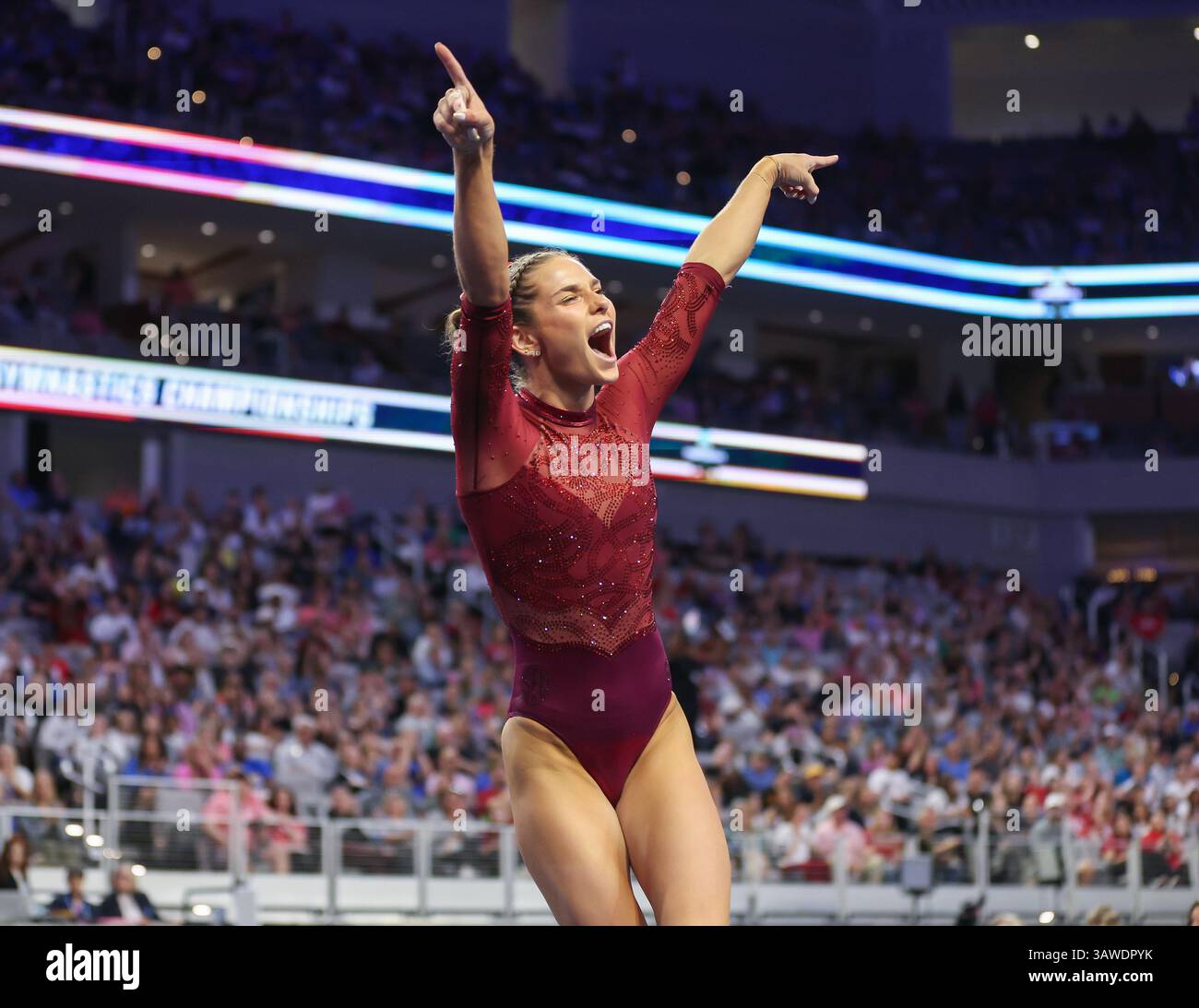 Fort Worth, Texas, USA. April 19, 2025: Oklahoma's Jordan Bowers ...