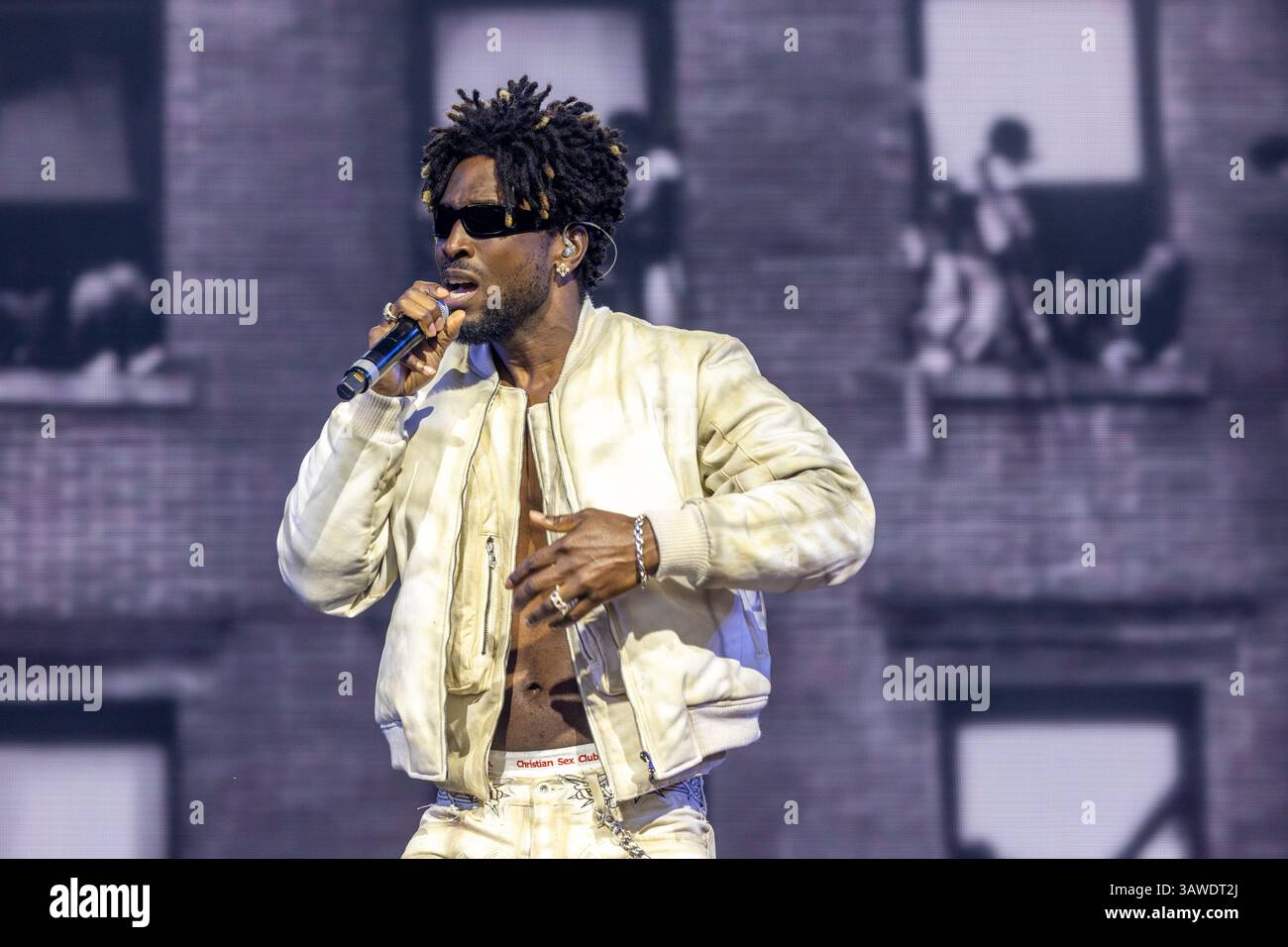 Singer SAINt JHN (Carlos St. John Phillips) during the Coachella Music ...