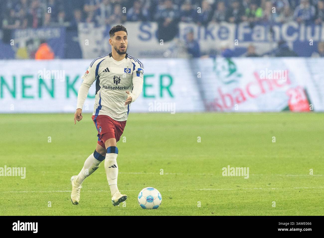 Ludovit Reis (Hamburger SV, 14) 2. Fu?ball Bundesliga: FC Schalke 04 - Hamburger SV; Veltins ...