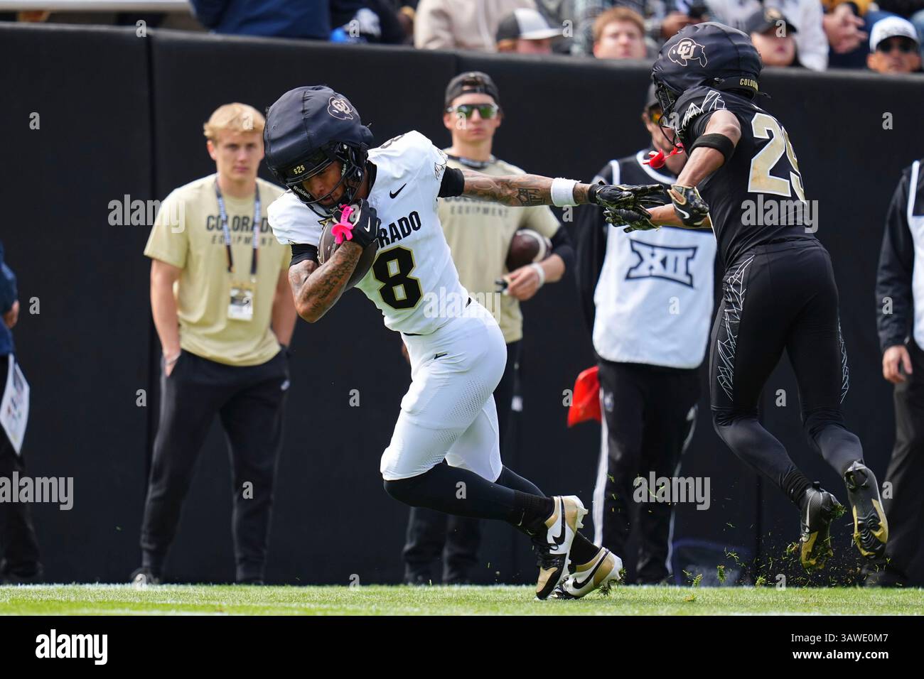 Colorado wide receiver Joseph Williams (8) runs against cornerback Ivan ...
