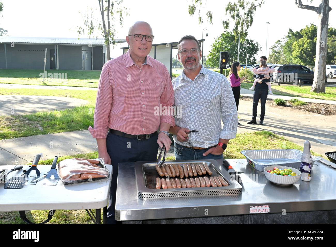 Ipswich, Australia. 20th Apr, 2025. Leader of the Opposition Peter ...
