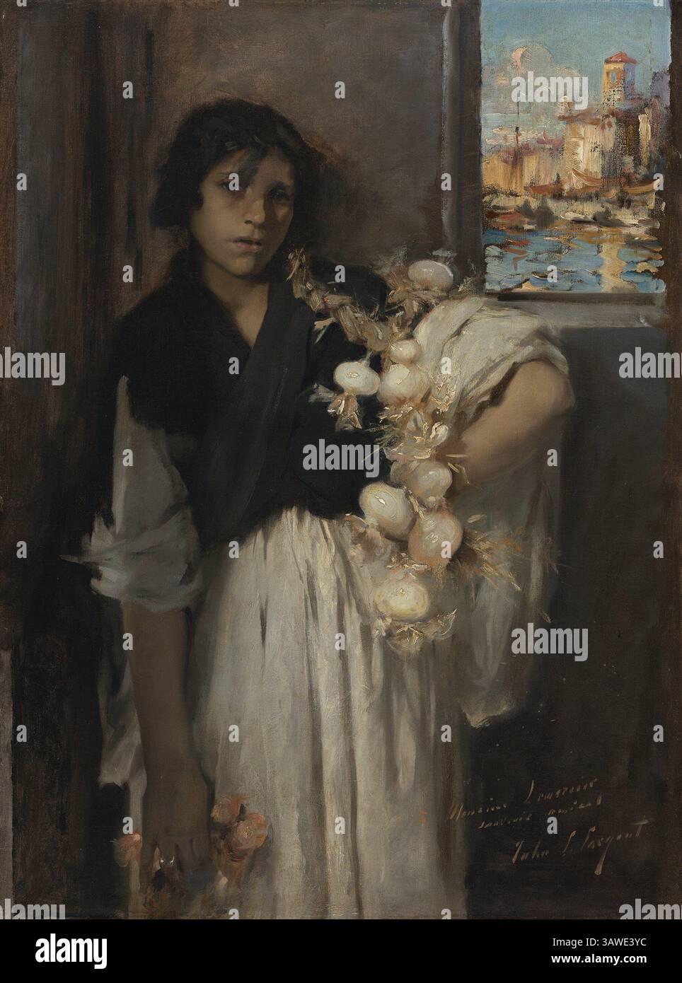 Title: Venetian Onion Seller Artist: John Singer Sargent Date: ca. 1880–1882 Technique: Oil on ...