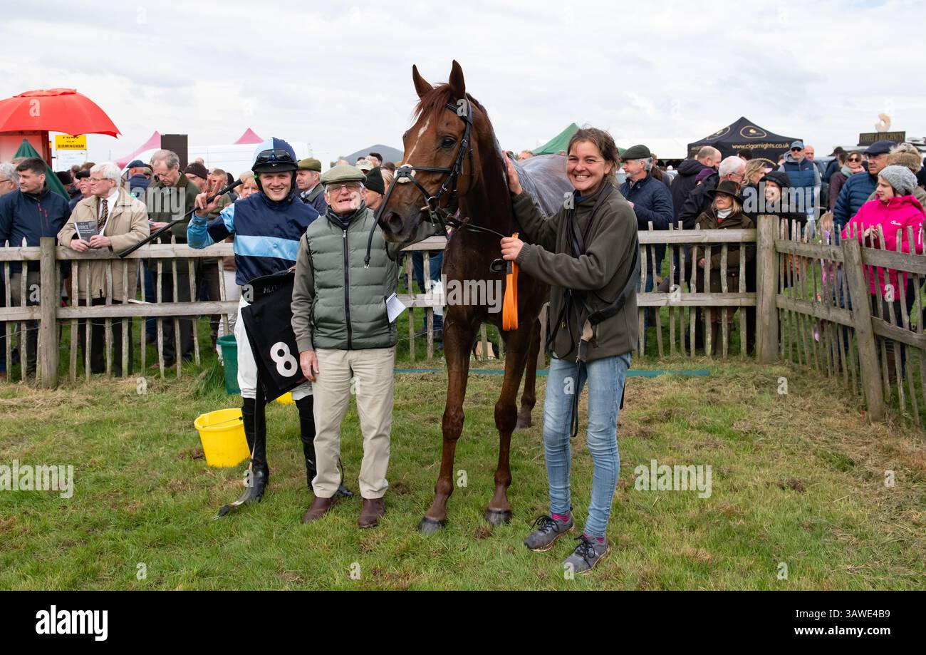 Chaddesley Corbett, Worcs, UK. 19th Apr, 2025. Jeux D'Eau and Mr Huw ...