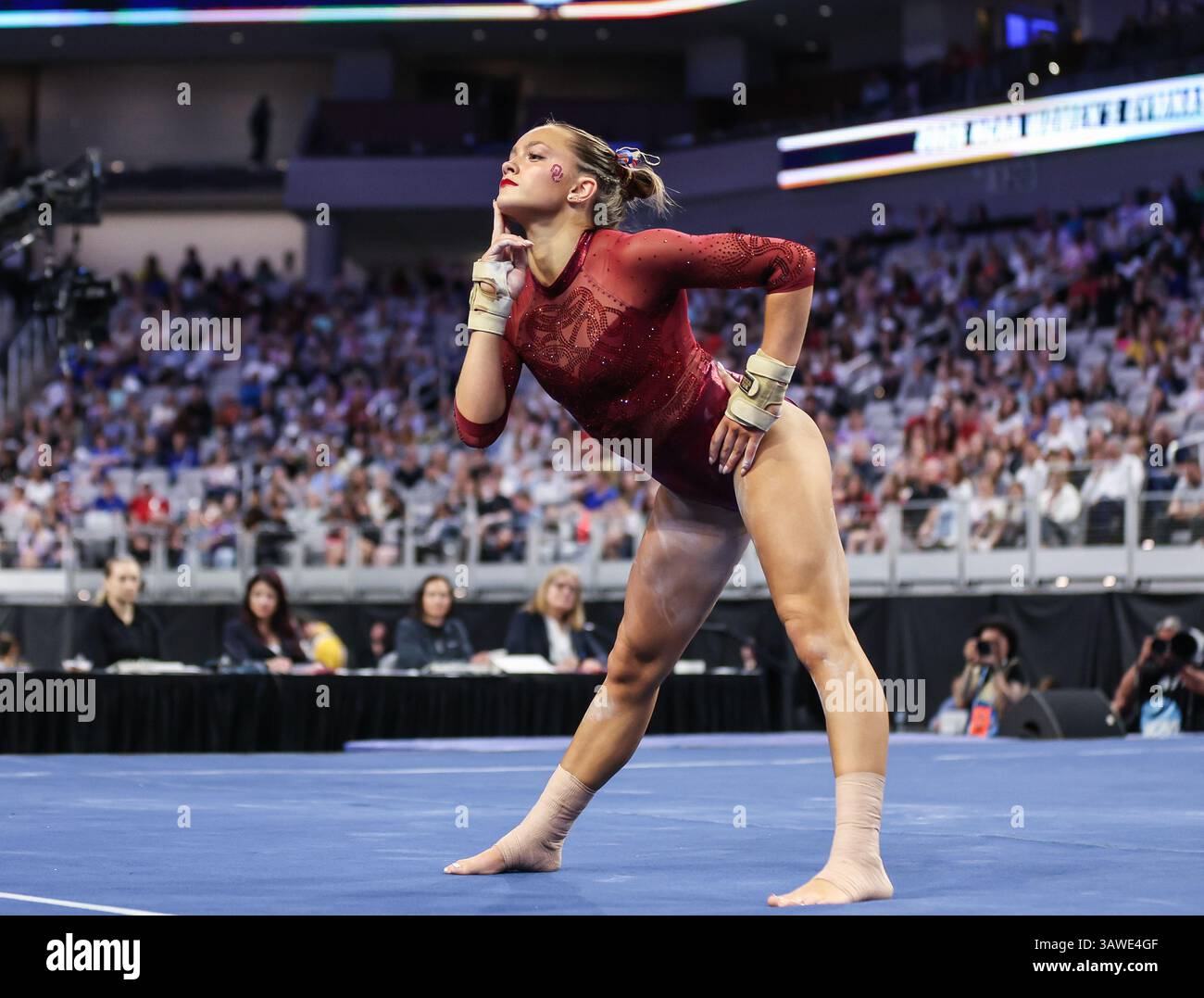 Fort Worth, Texas, USA. April 19, 2025: Oklahoma's Elle Mueller on the ...