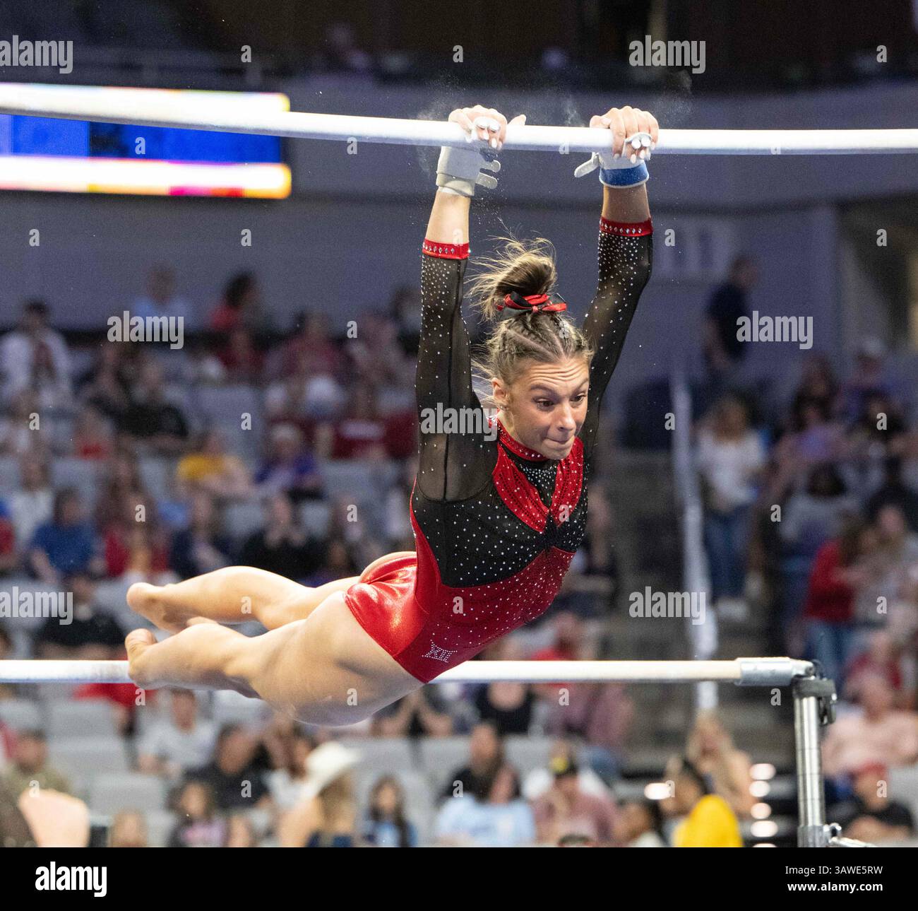 Ft Worth, Texas, USA. 19th Apr, 2025. Utah Gymnasts GRACE McCALLUM on ...