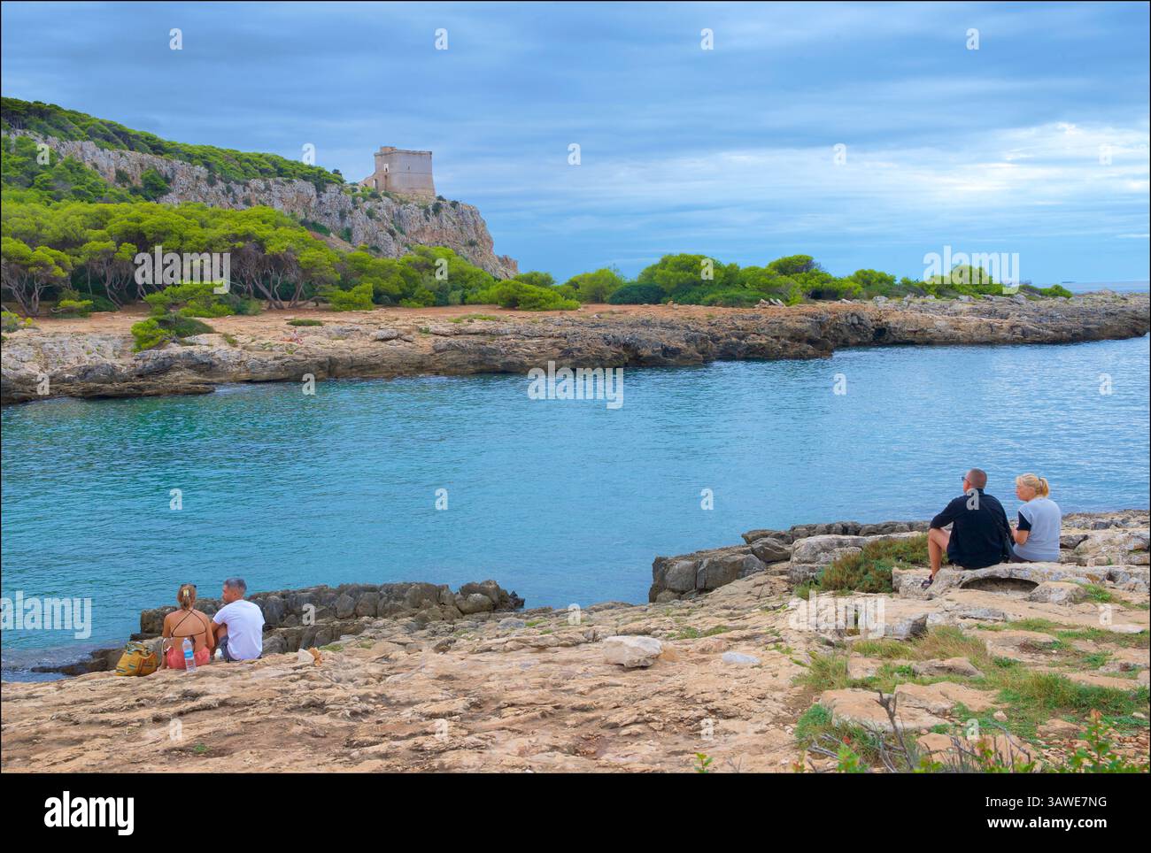 View of the coastal approach to Torre Santa Maria dell'Alto , or simply ...