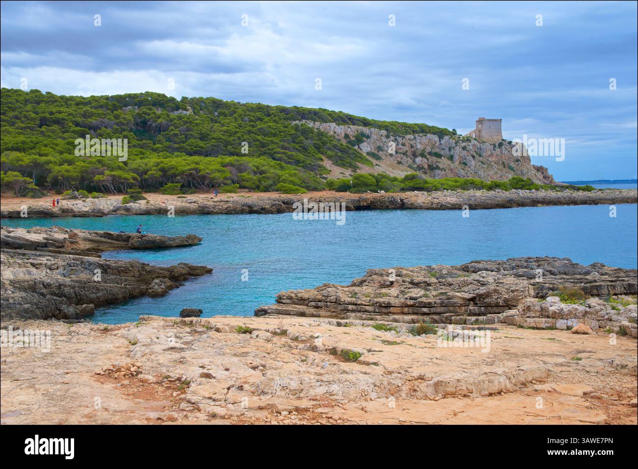 View of the coastal approach to Torre Santa Maria dell'Alto , or simply ...