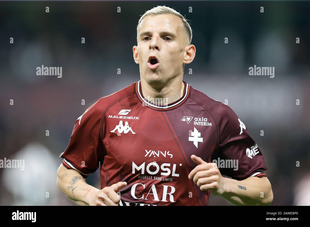 07 Gauthier HEIN (fcm) during the Ligue 2 BKT match between Metz and ...