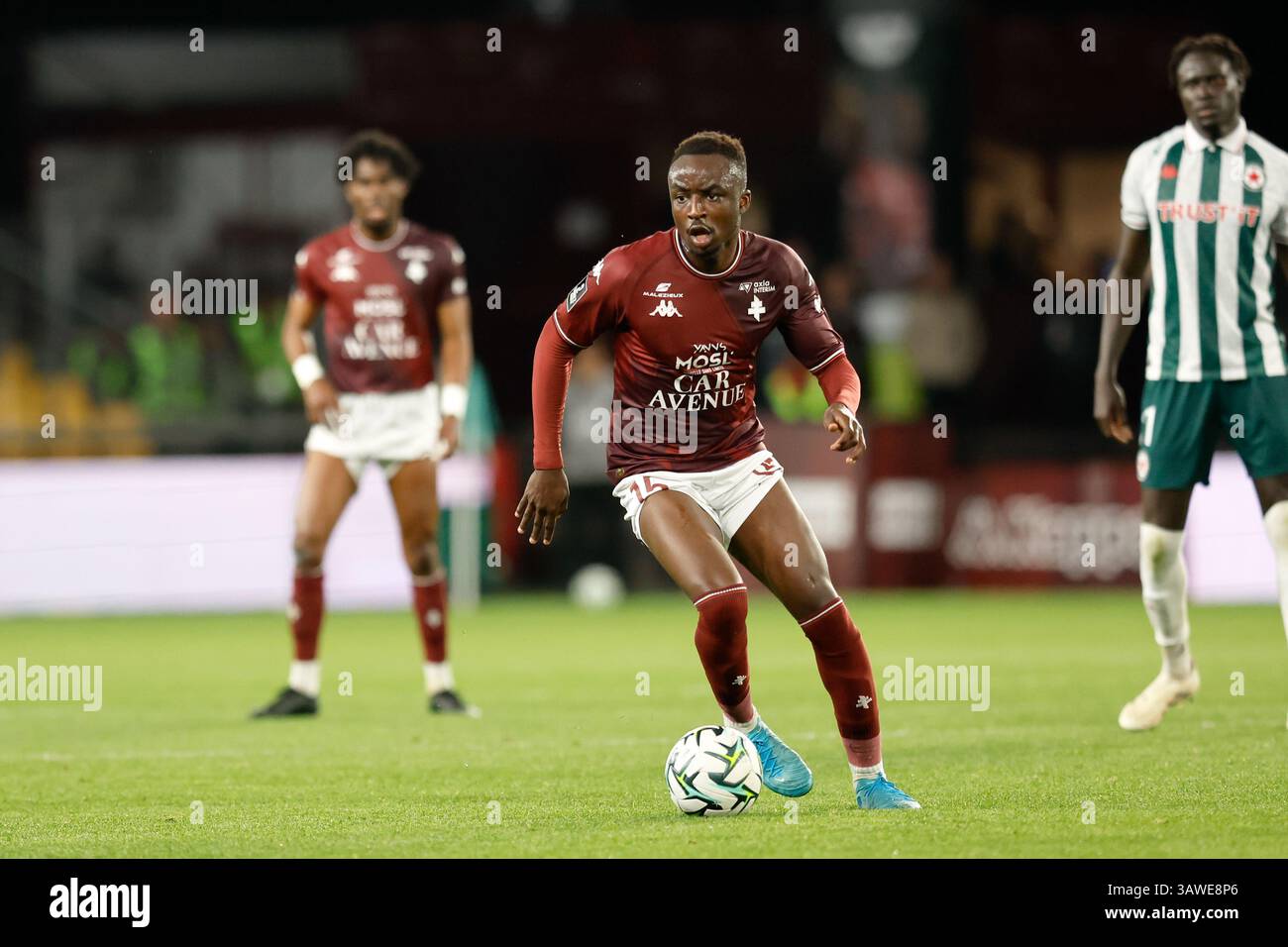 15 Aboubacar LO (fcm) during the Ligue 2 BKT match between Metz and Red ...