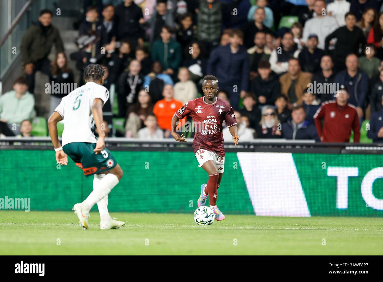 14 Cheikh SABALY (fcm) during the Ligue 2 BKT match between Metz and ...