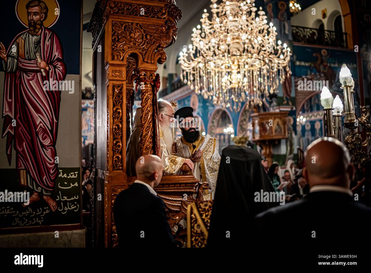 Amman, Amman, Jordan. 19th Apr, 2025. Greek Orthodox Christians in ...