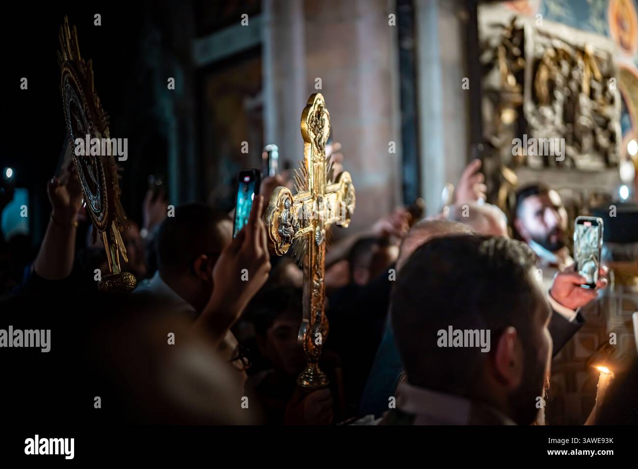 Amman, Amman, Jordan. 19th Apr, 2025. Greek Orthodox Christians in ...