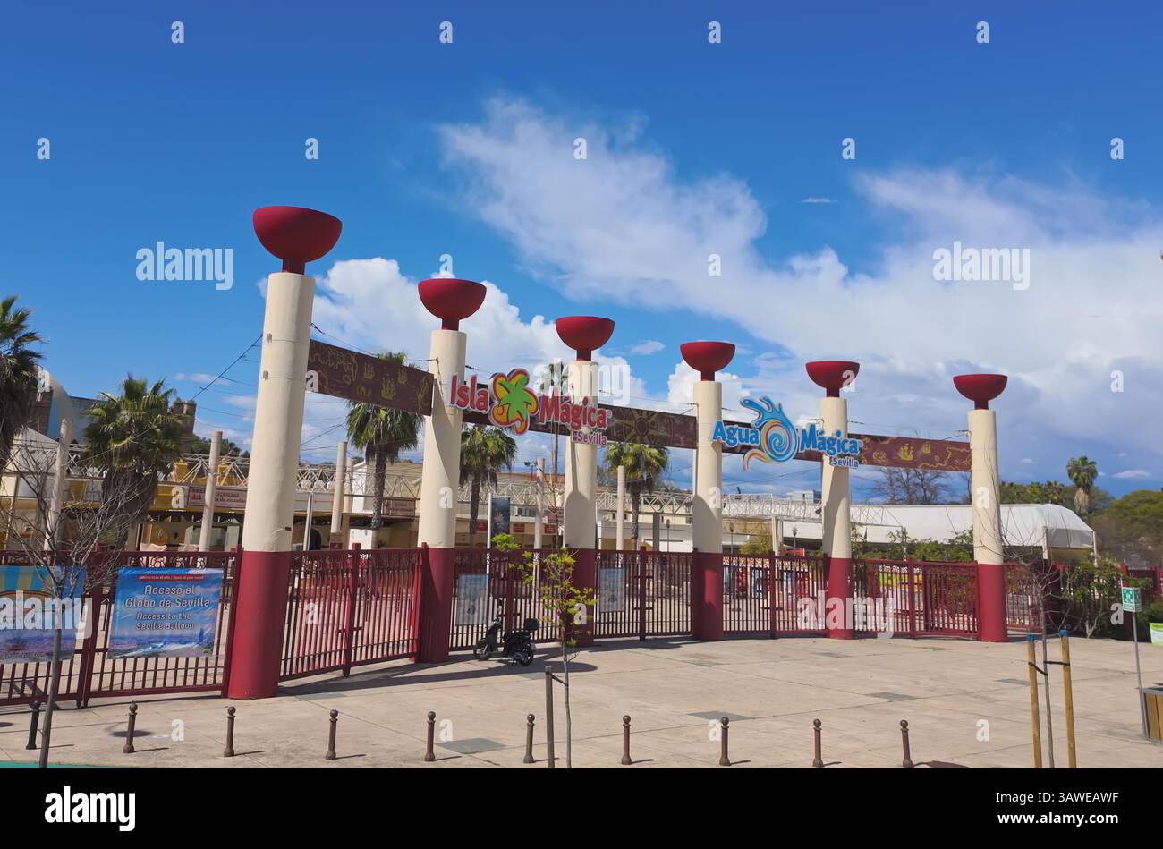 Entrance isla magica agua theme hi-res stock photography and images - Alamy