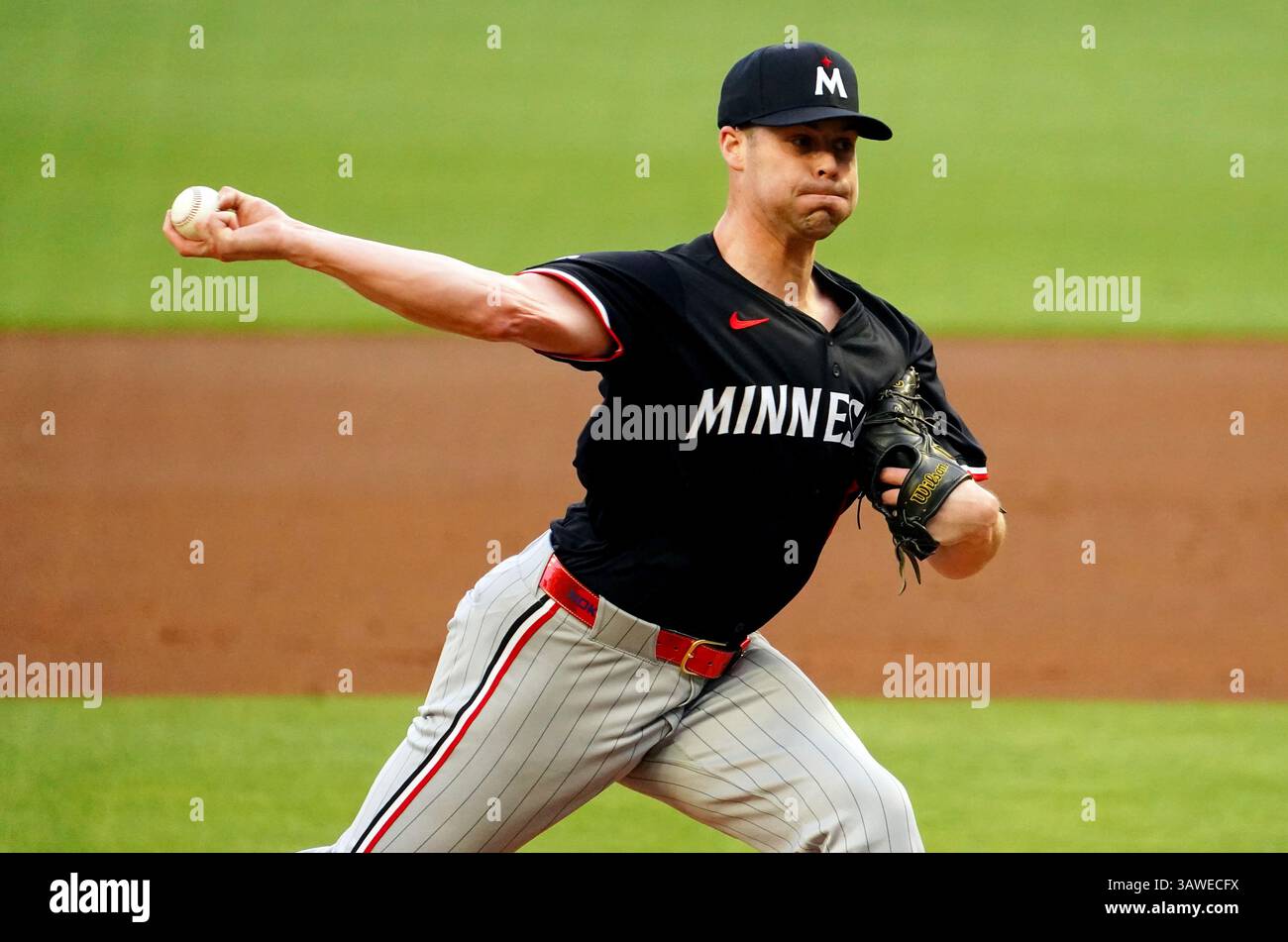 Minnesota Twins pitcher Justin Topa (48) delivers a pitch against the ...