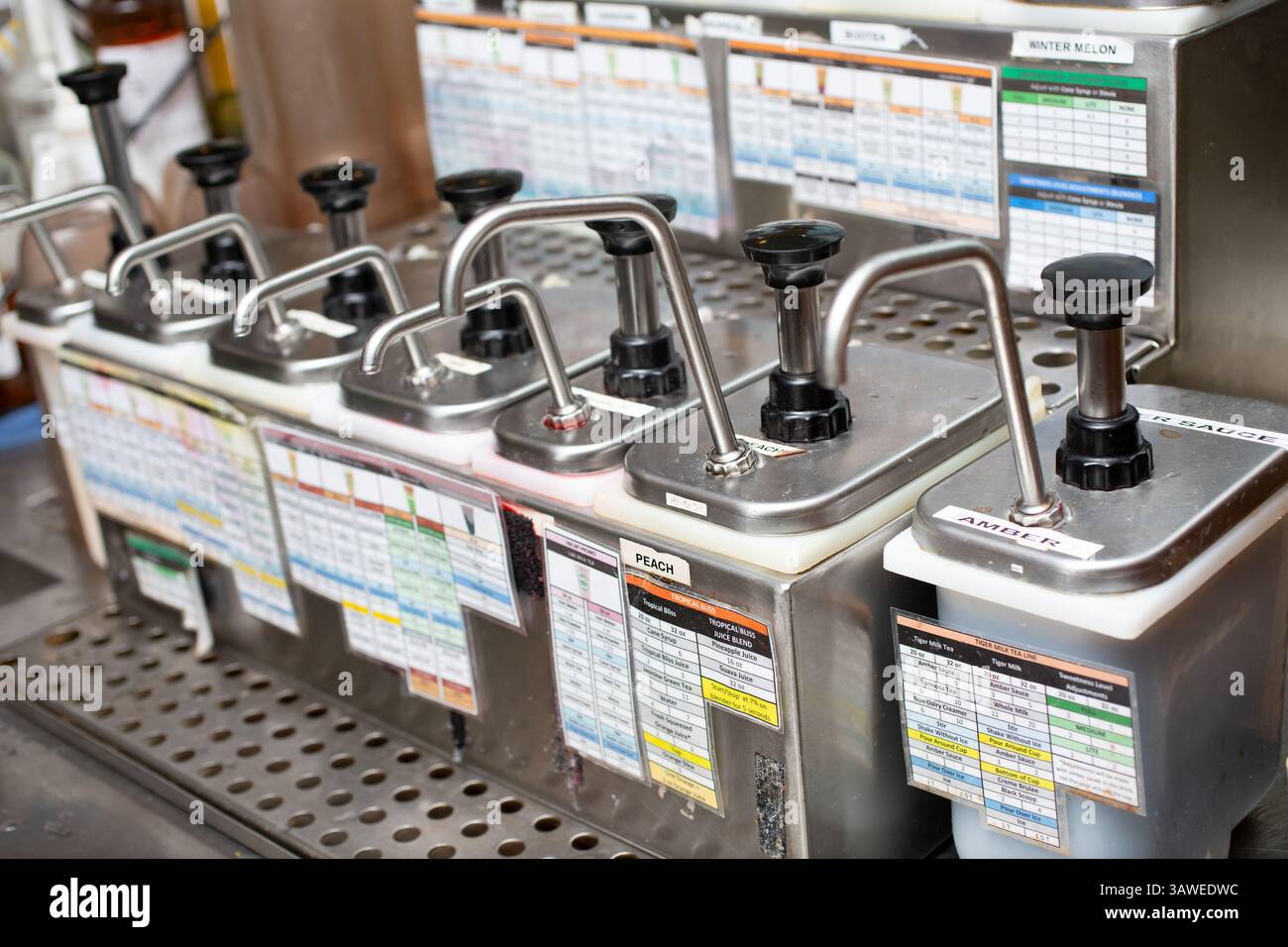 Los Angeles, California, United States - 10-25-2021: A view of a set of ...