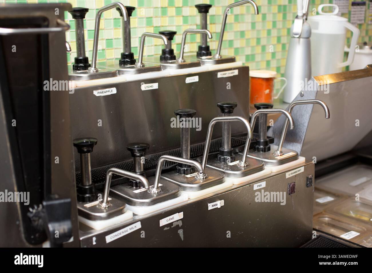 Los Angeles, California, United States - 10-25-2021: A view of a set of ...