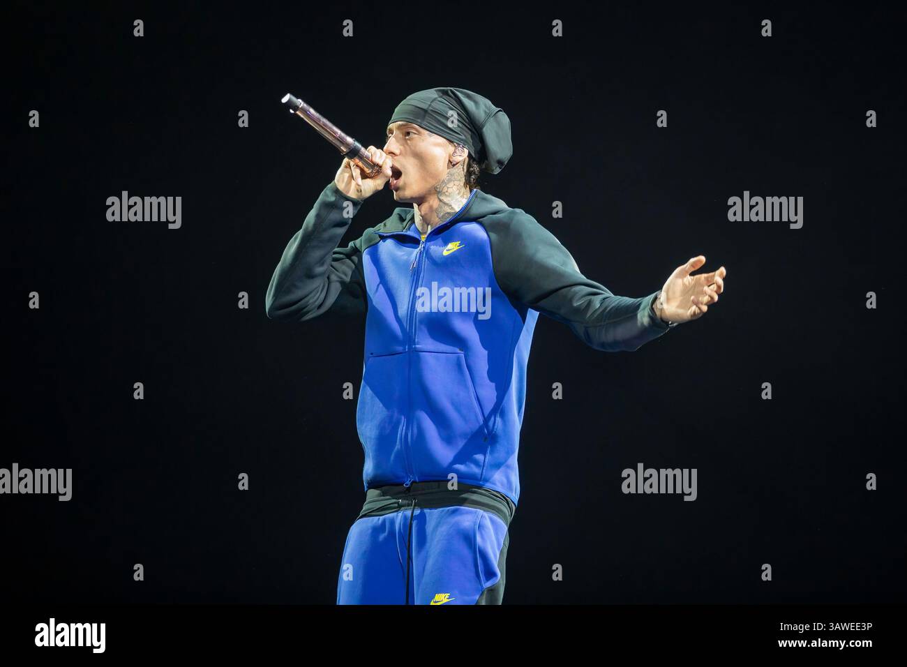 Manchester, England, 19th April, 2025. Central Cee playing Co-op Live ...