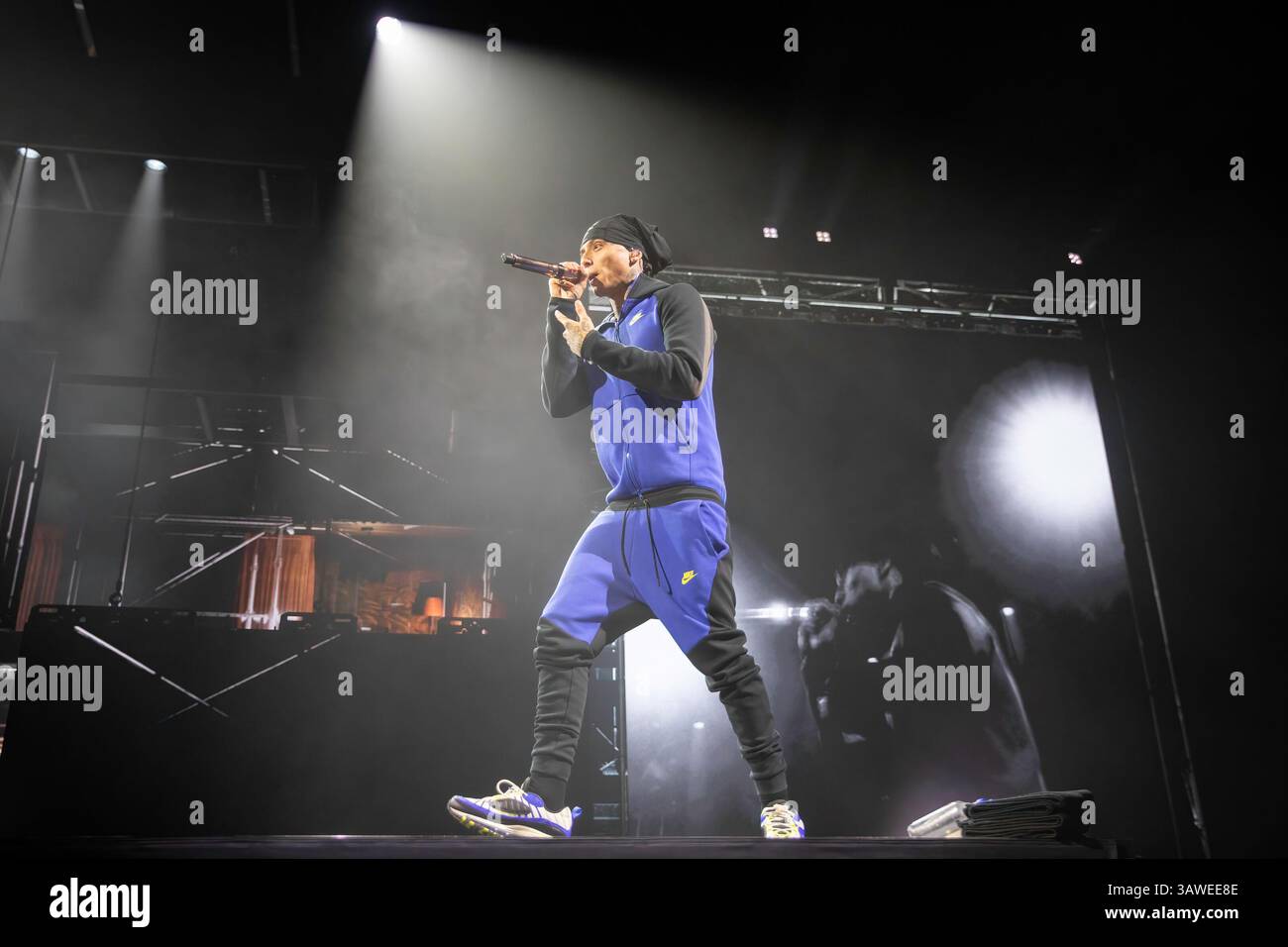 Manchester, England, 19th April, 2025. Central Cee playing Co-op Live ...