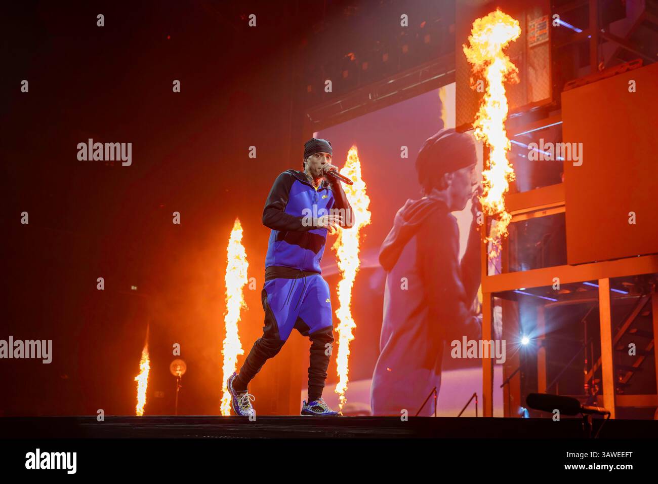 Manchester, England, 19th April, 2025. Central Cee playing Co-op Live ...