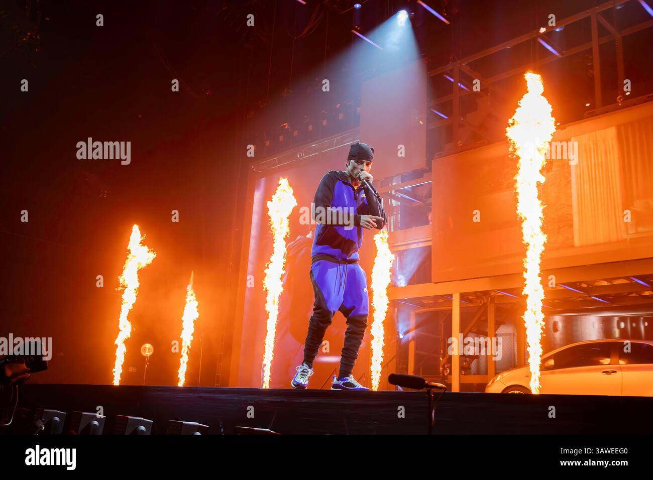 Manchester, England, 19th April, 2025. Central Cee playing Co-op Live ...