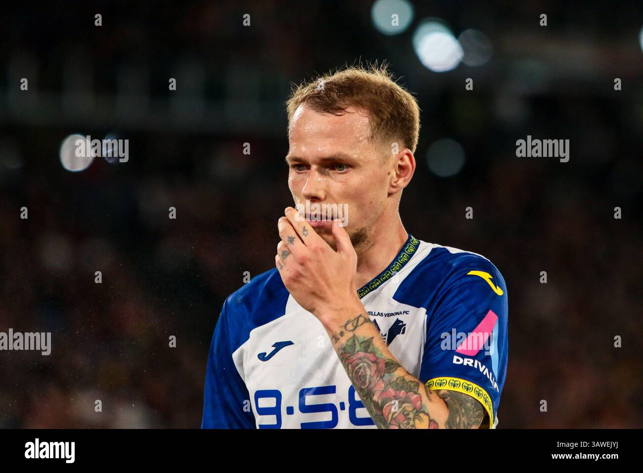 Rome, Italy. 20th Apr, 2025. Ondrej Duda of Hellas Verona during AS Roma vs Hellas Verona FC ...
