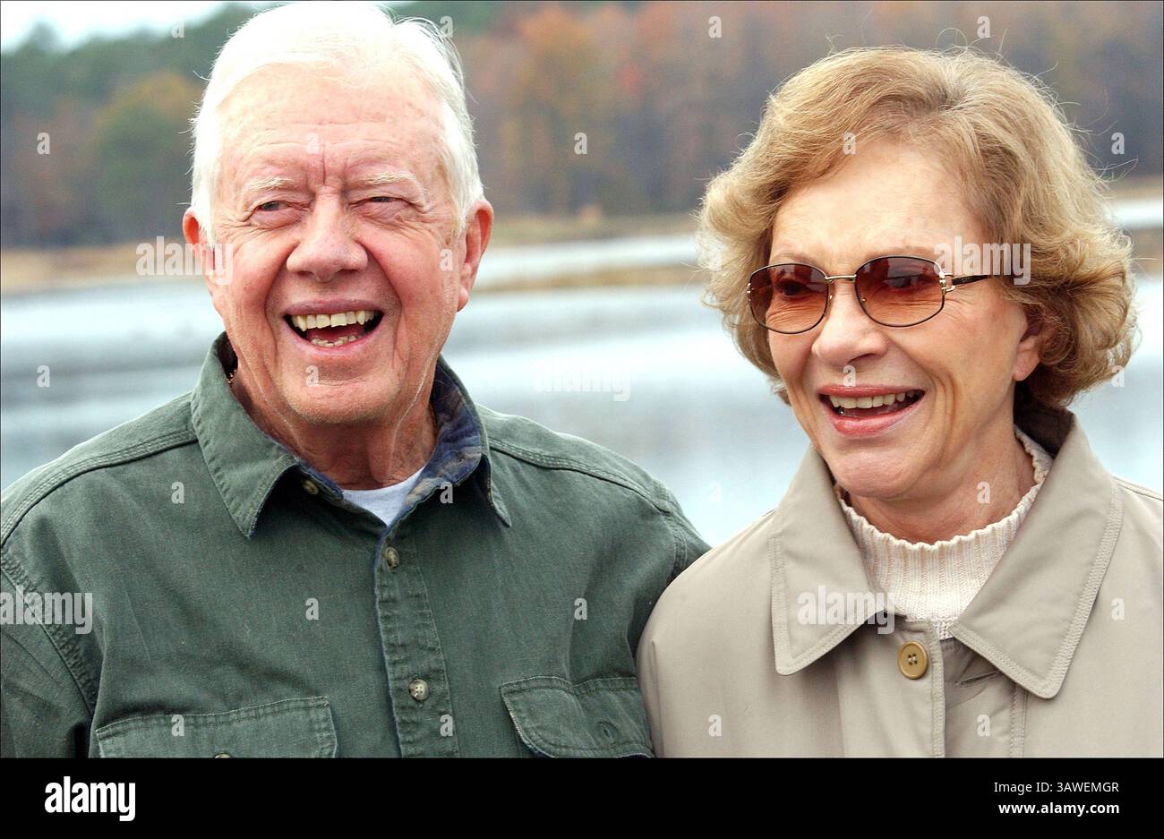 President Jimmy Carter with First Lady Rosalynn Carter at the ...